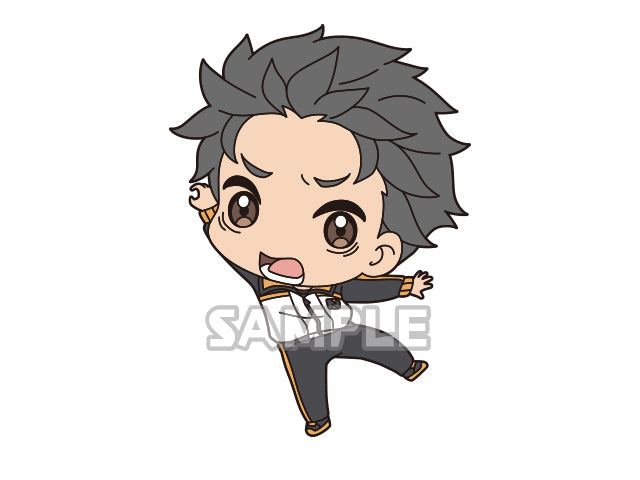 Subaru Natsuki Re:Zero Lava Q Rubber Mascot with Suction Cup