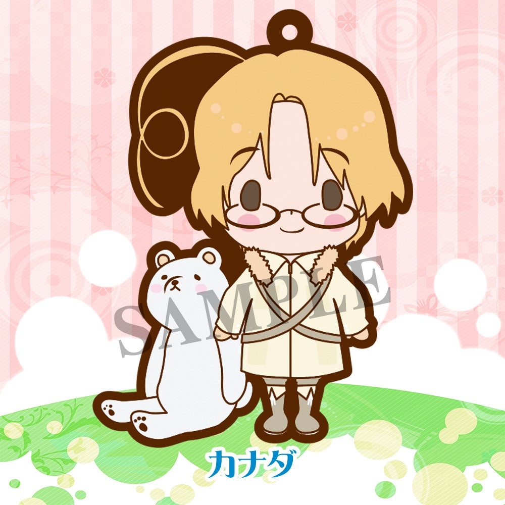 Canada & Kumajiro Hetalia Axis Powers Es Series Nino Rubber Strap Vol.