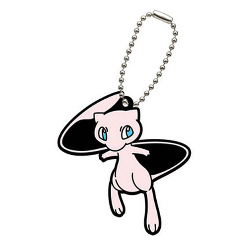 Mew Pokemon XY & Z Rubber Mascot Keychain