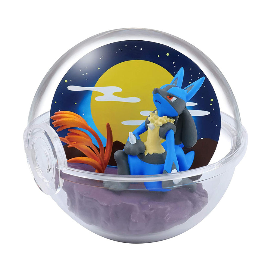 Lucario Pokemon Terrarium Collection Four Seasons Figure