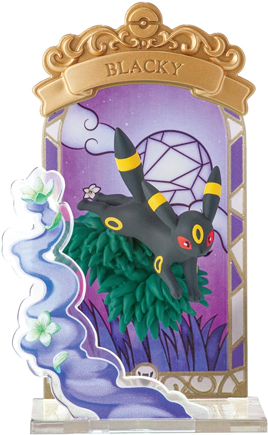 Umbreon Pokemon Stained Glass Collection Figure